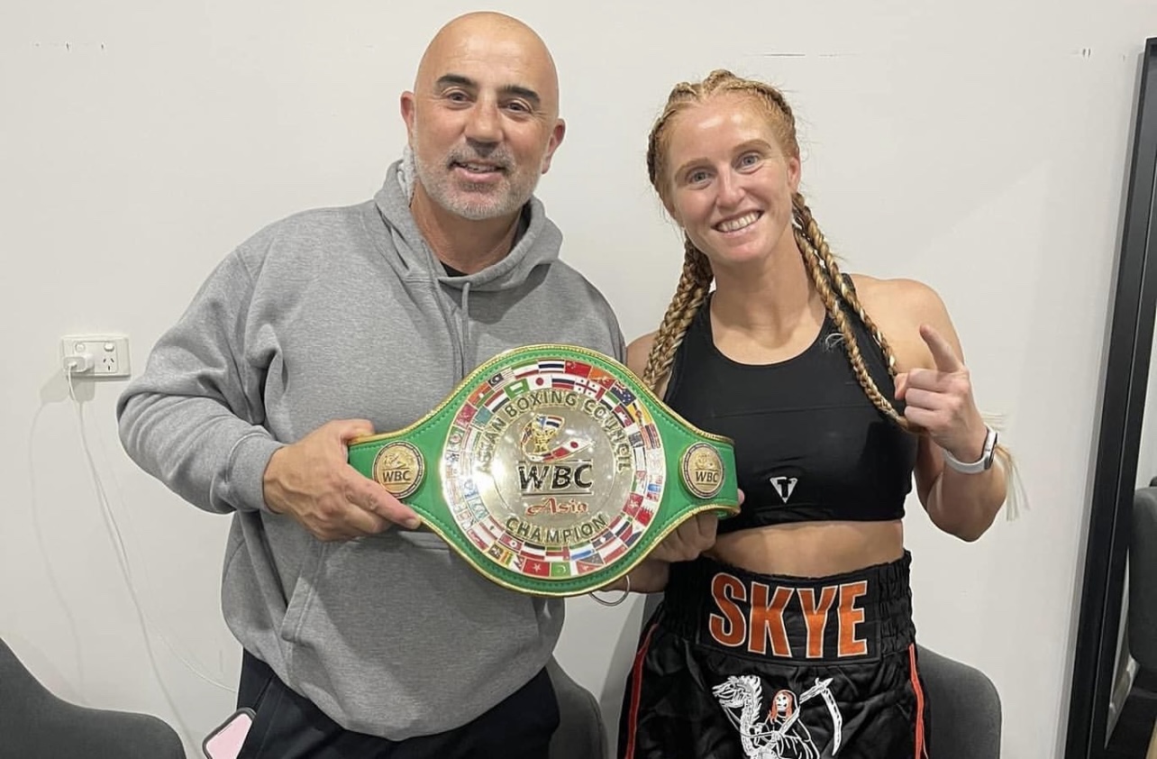 SKYE FALZON EARNS HER GREEN & GOLD GLORY DOWN UNDER - WBC ASIA
